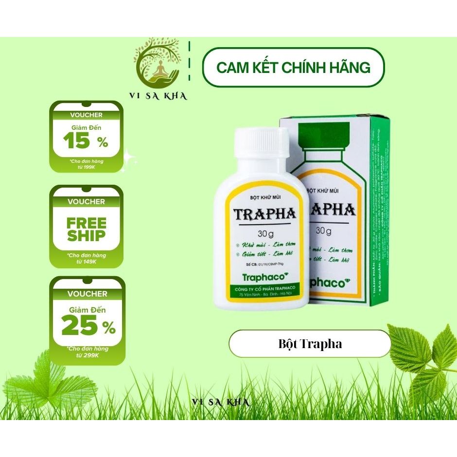 Bột khử mùi Trapha Traphaco | Shopee Việt Nam