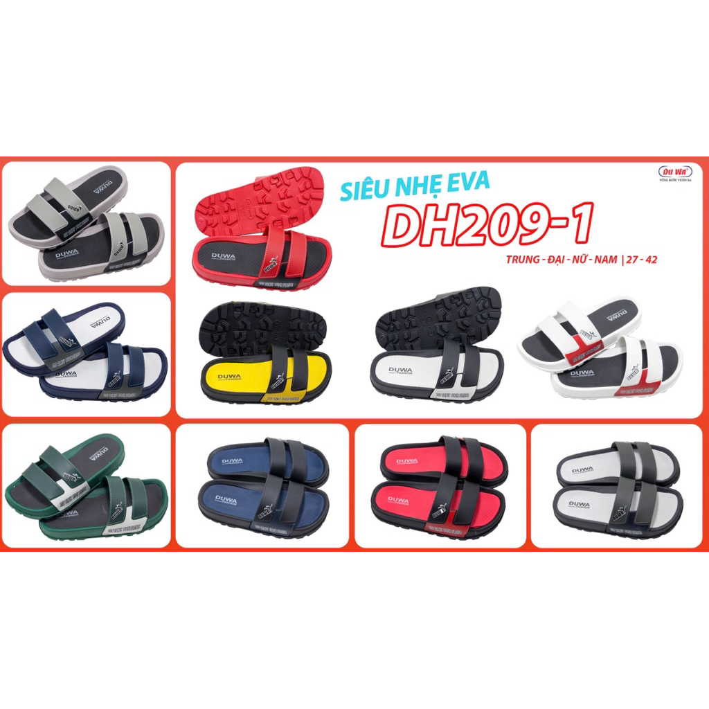 Dép Duwa Nam Nữ 209-1 chính hãng | Shopee Việt Nam