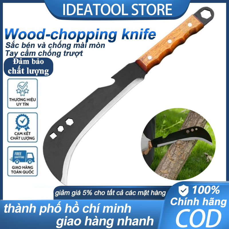 dao quắm đi rừng đa năng - chặt cây/phát rừng siêu bền, thép mangan ...