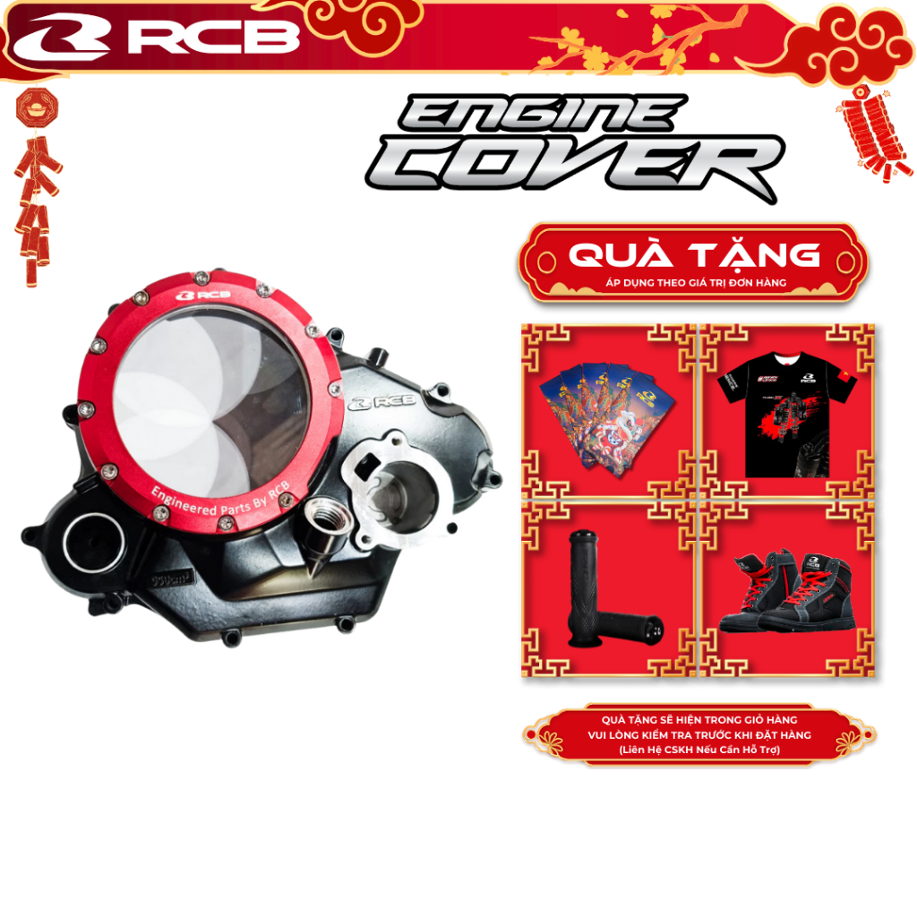 Lốc Nồi Trong Suốt RCB Engine Cover Dành Cho Exciter 150/155, R15 V3 ...