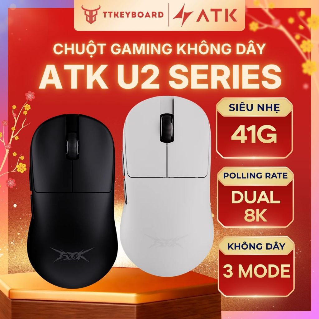 [Hỏa Tốc] Chuột Không Dây ATK U2 Series | U2 SE/U2/Plus/Pro/ProMax ...