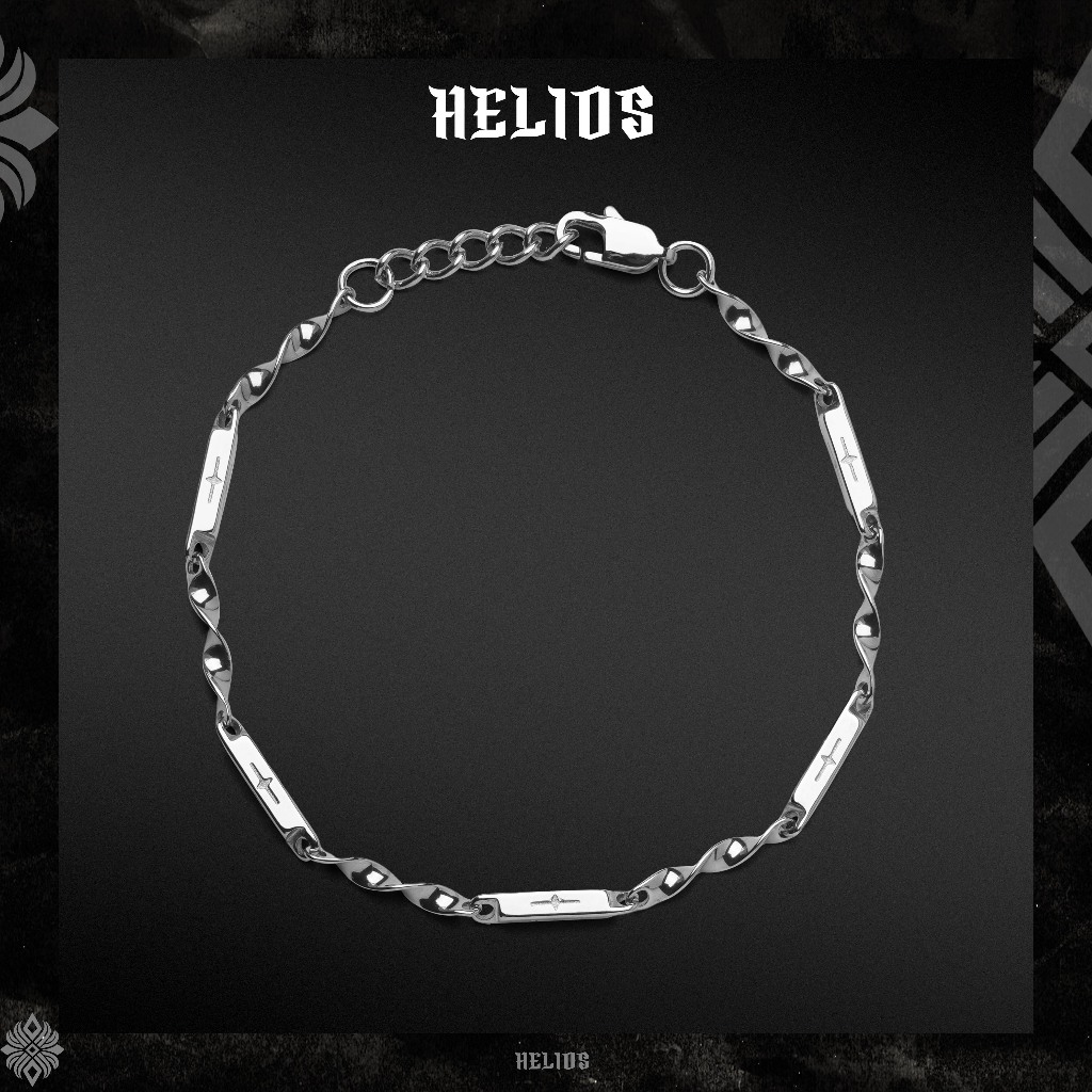 Vòng tay kim loại nam, nữ Helios Jewels STAGGER | Shopee Việt Nam