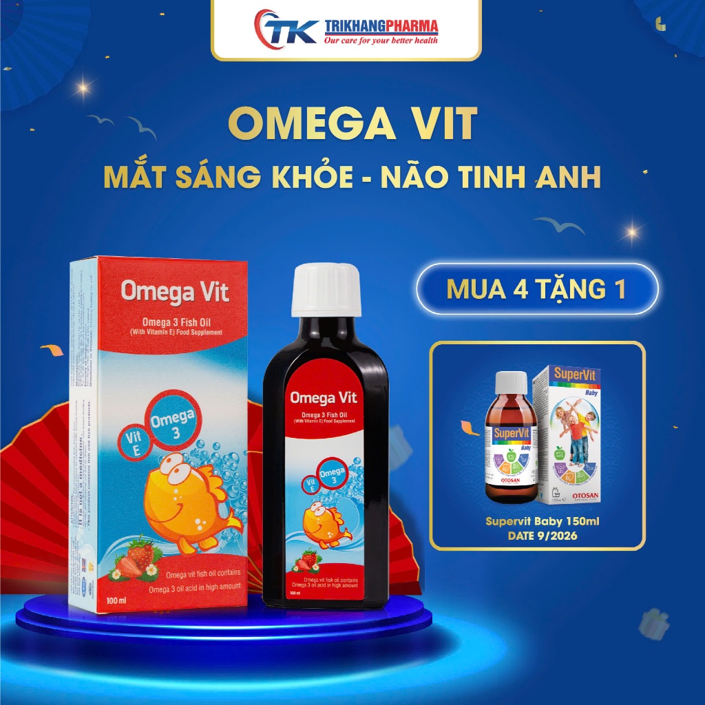 Siro Omega Vit Cho Bé – Bổ Sung Omega 3, DHA & EPA Tinh Khiết | Hỗ Trợ ...