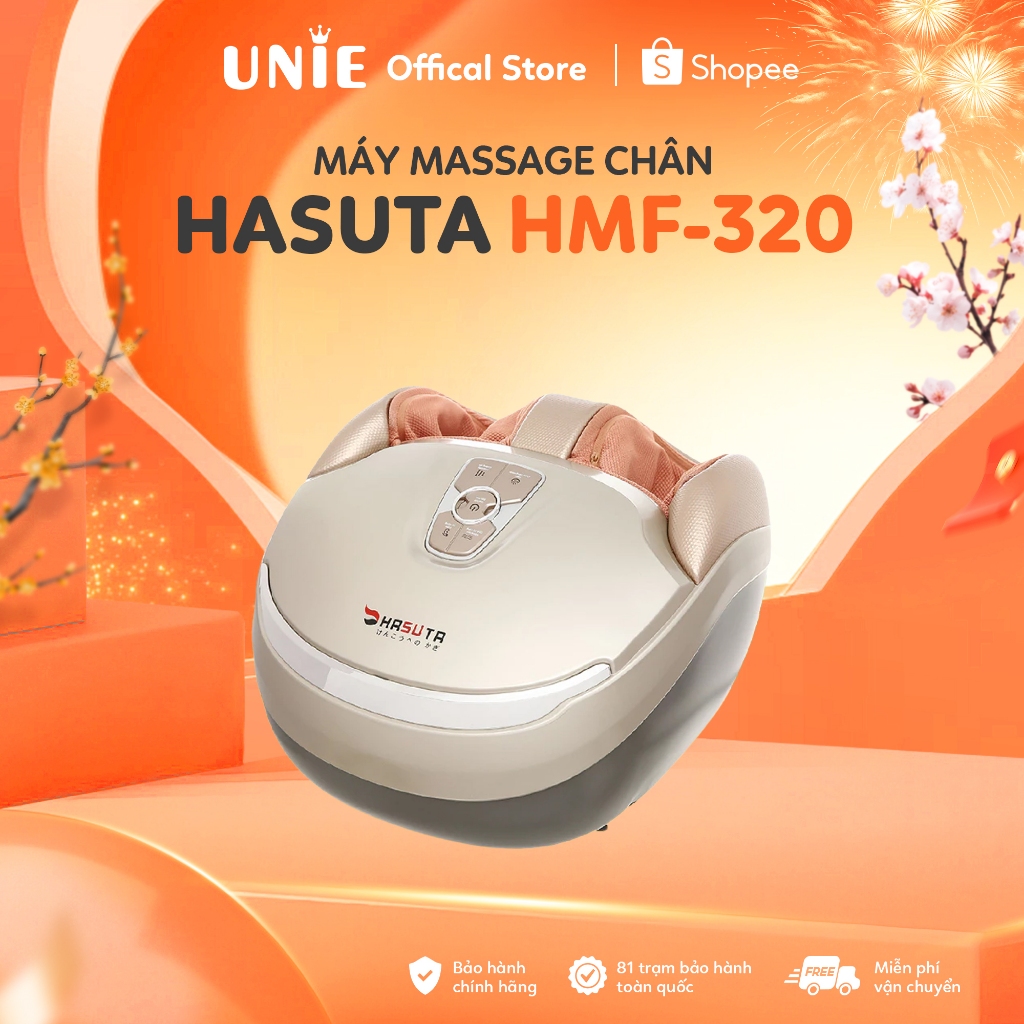 Máy massage chân Hasuta HMF 320, màn hình cảm ứng, 12 túi khí, nhiều ...