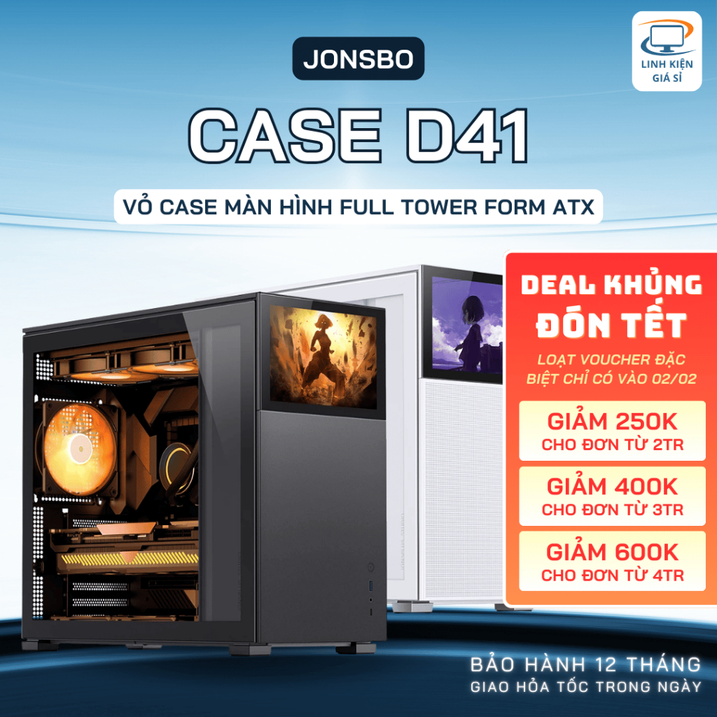 Vỏ case Jonsbo D41 Series STD MESH SC - Vỏ case Jonsbo chính hãng ...
