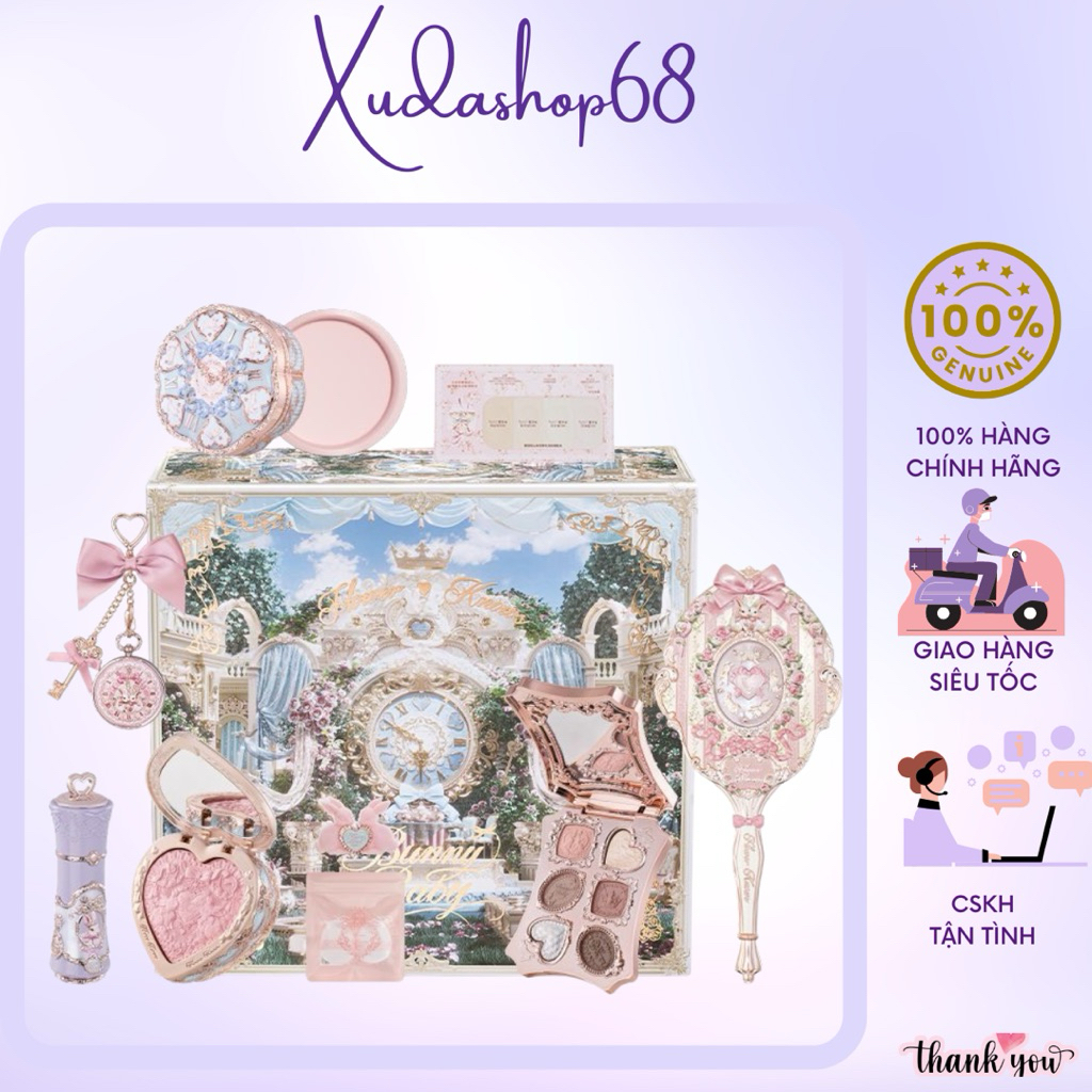 SET MAKEUP FLOWER KNOWS BUNNY GARDEN MAKEUP CÔNG CHÚA | Shopee Việt Nam