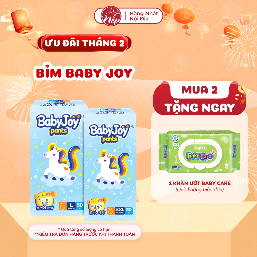 Bỉm Tã Quần Bobby Baby Joy Siêu Thấm Chính Hãng Size M/L/XL/XXL 50 ...