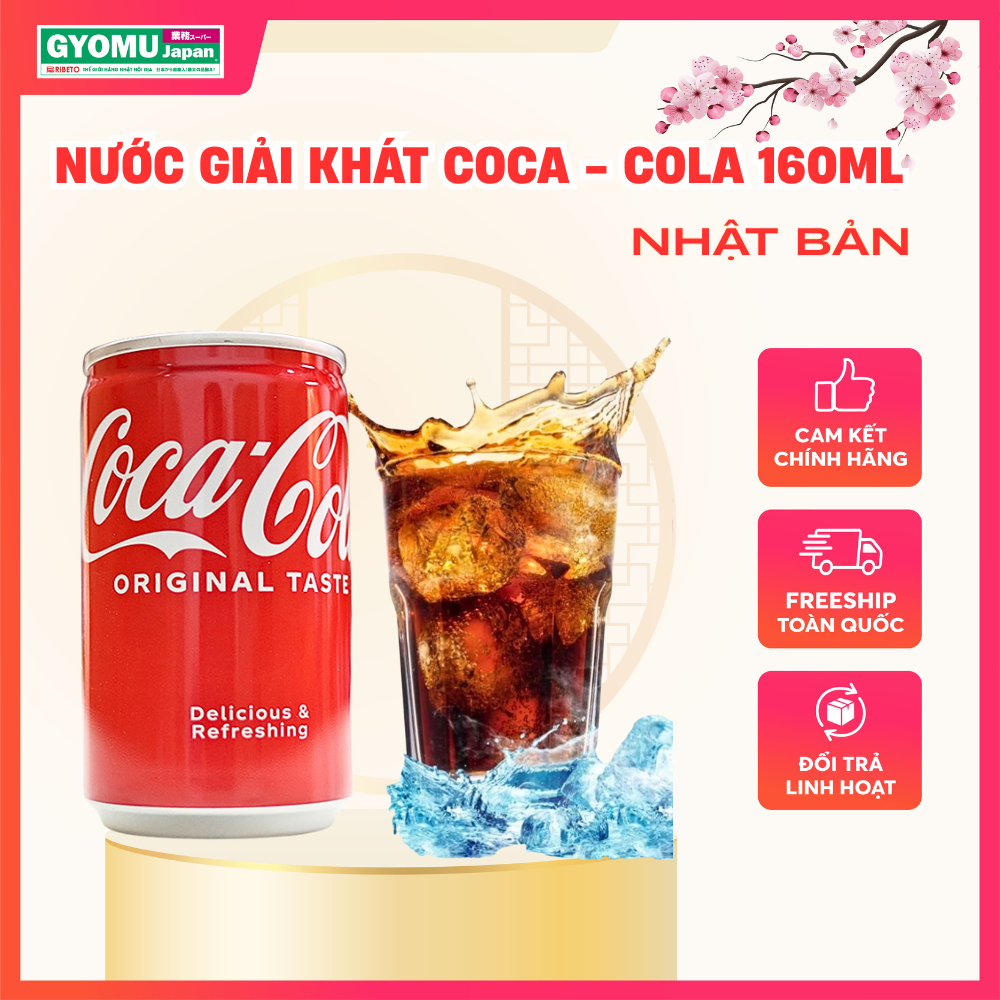Coca Cola lon mini 160ml - hàng nội địa Nhật Bản - Gyomu Japan | Shopee ...
