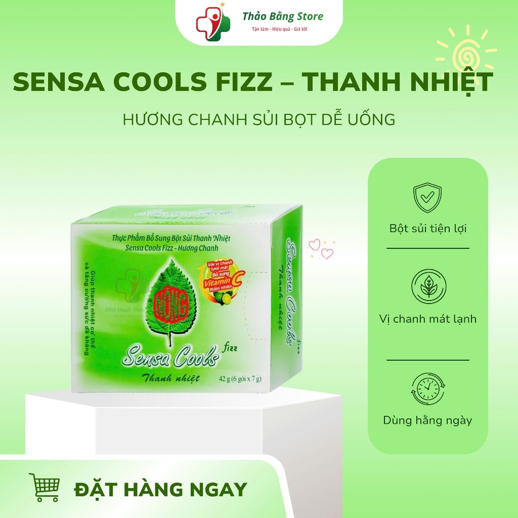 Sensa Cools - Bột Sủi Thanh Nhiệt Giá Tốt, Chính Hãng, Chất Lượng ...