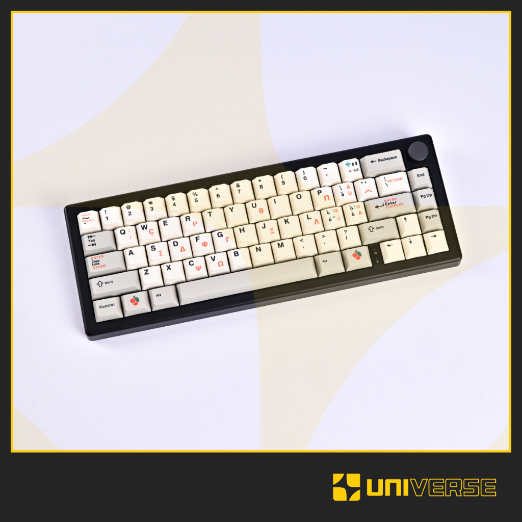 Keycap Hebrew Song Ngữ PBT Dye-Sub Profile Cherry 136 Nút Bàn Phím Cơ ...
