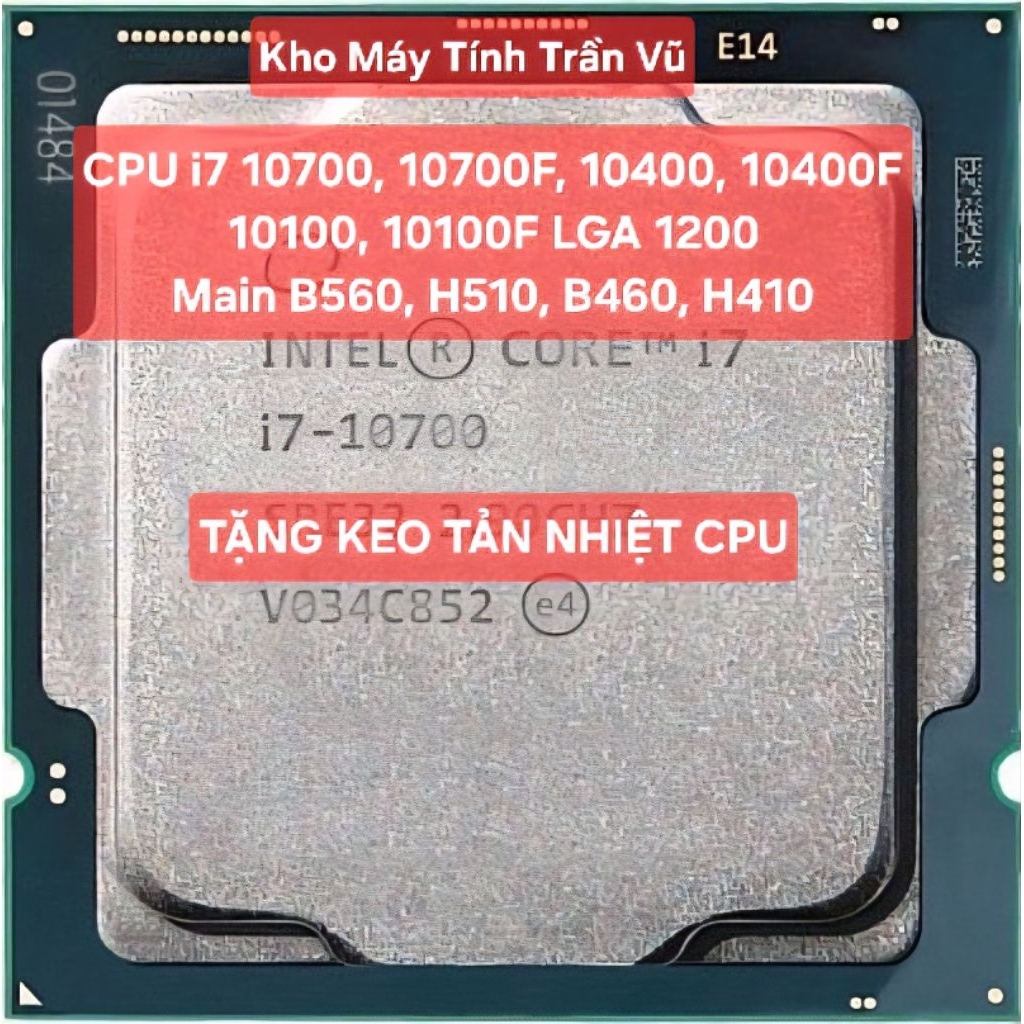 [TRỢ GIÁ] CPU i7 10700, 10700F, 10400, 10400F, 10100, 10100F lắp Main ...