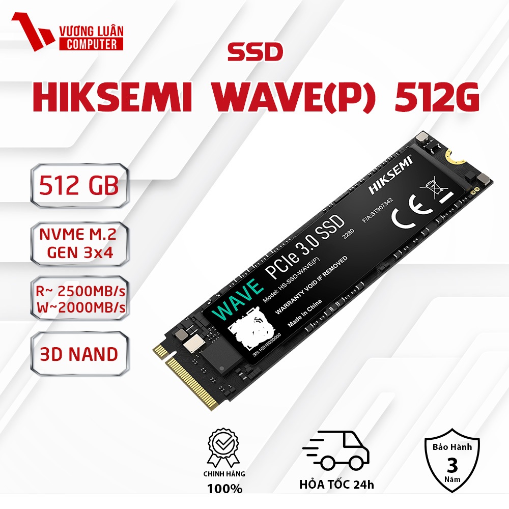 SSD Hiksemi WAVE(P) 512GB M2 NVME PCIe Gen3 Chính Hãng FullVAT | Shopee ...