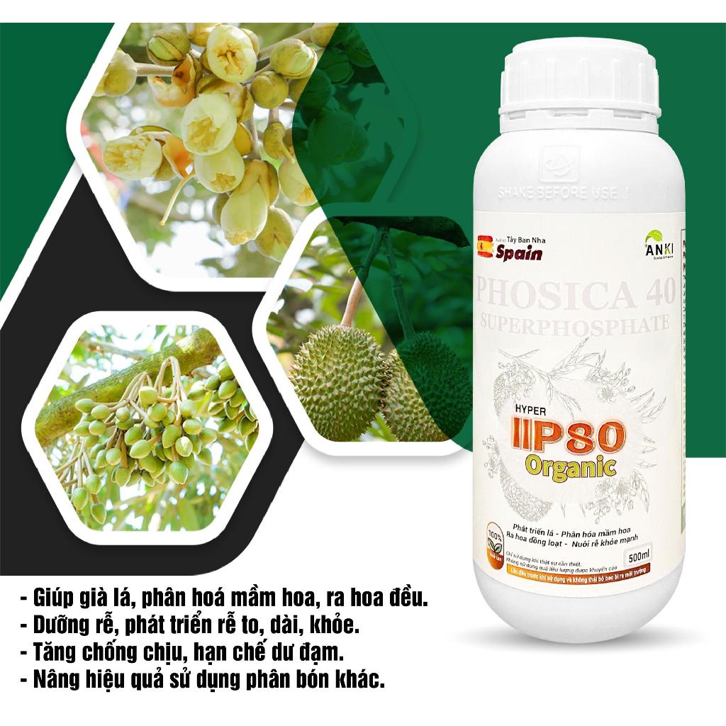 HYPER P80 Organic chai 500ml pha 500 lít nước cung cấp hàm lượng Lân ...