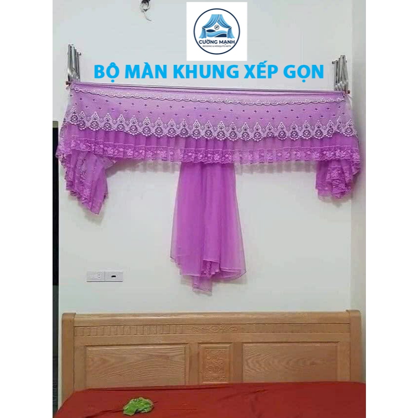 Màn Khung Xếp Gọn Tuyn Lạnh Cao Cấp Loại 1, Trọn Bộ Khung Màn Inox Bền ...