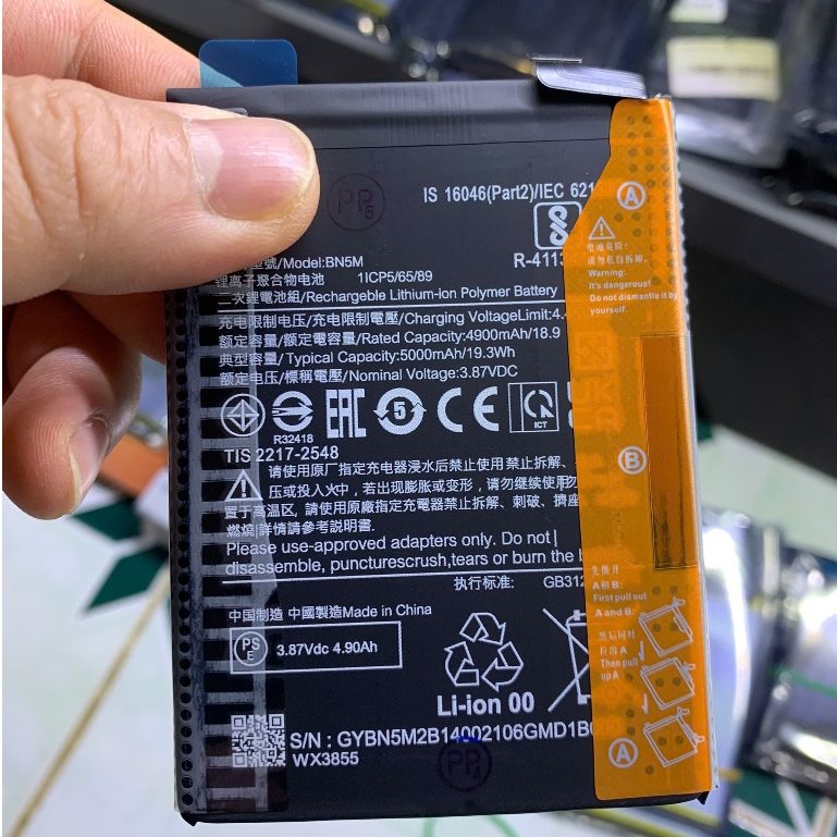 Pin điện thoại xiaomi mã BN5M dùng cho redmi note 12, 5000mAh, có bảo ...
