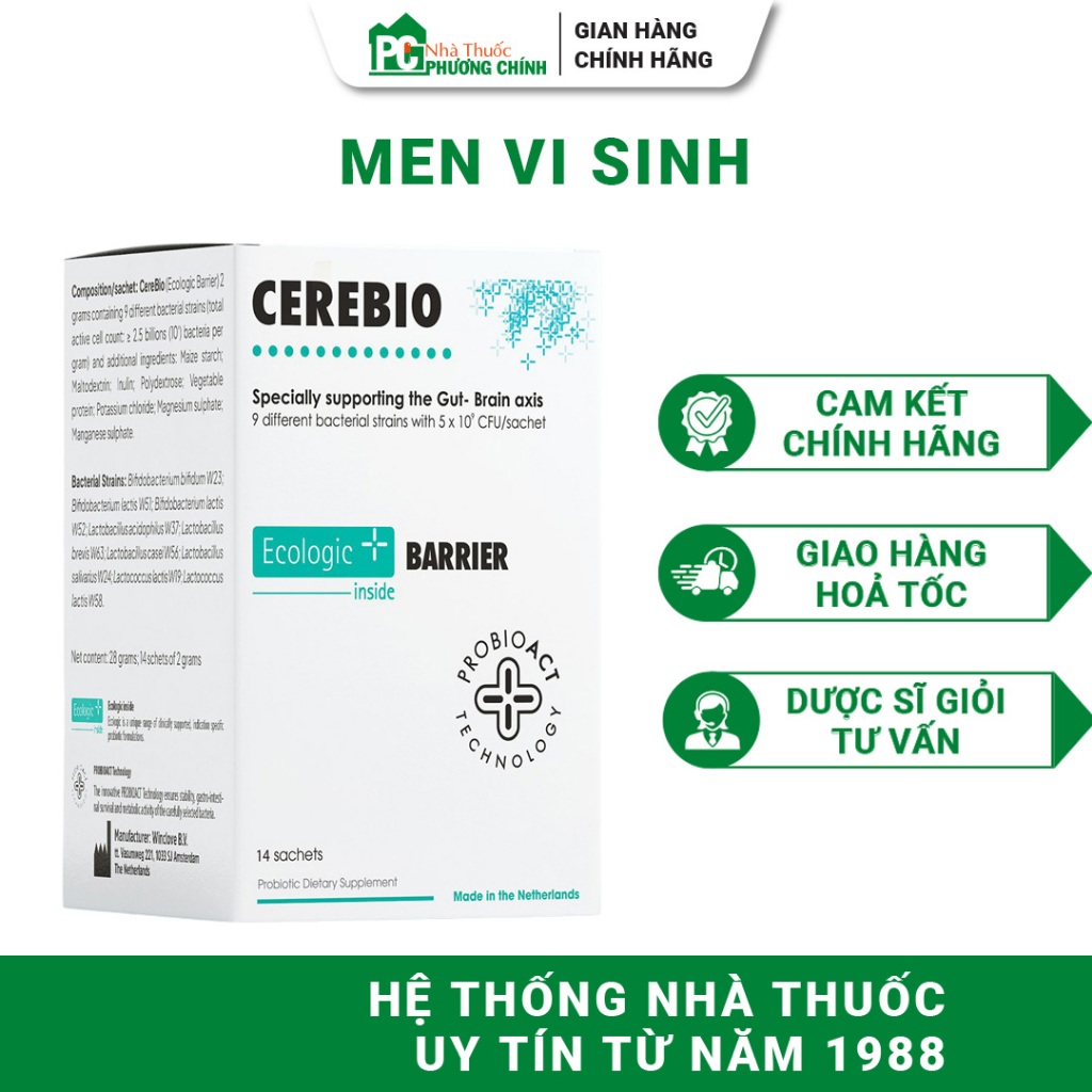 Men Vi Sinh Cerebio - Dành Cho Người Stress, Lo Âu, Trầm Cảm & Rối Loạn ...