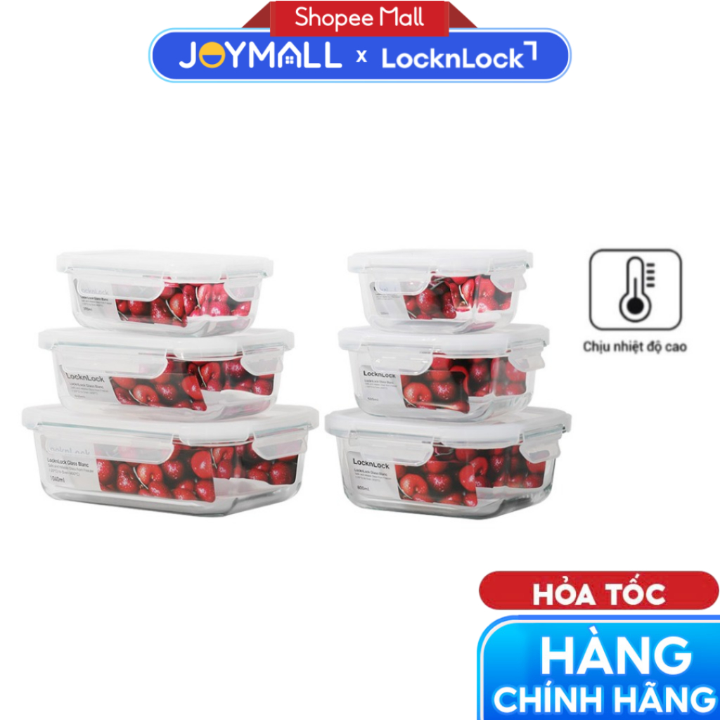 Hộp Thủy Tinh Bảo Quản Thực Phẩm LocknLock BLANC LLG110, Hàng Chính ...