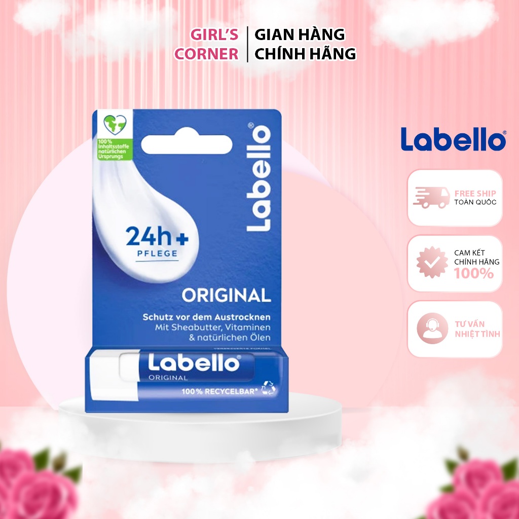 Son dưỡng Labello 4,8g của Đức mẫu mới | Shopee Việt Nam