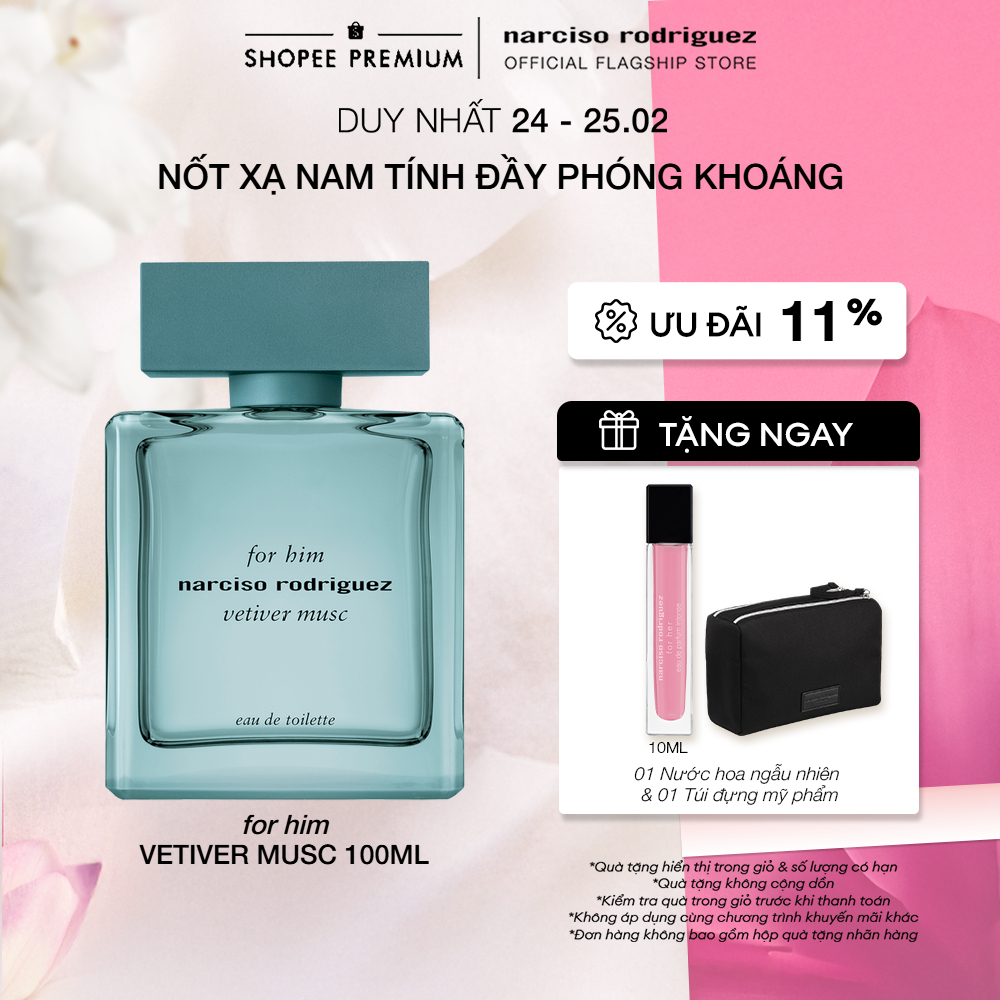 [24-25.02 | ƯU ĐÃI ĐẾN 21%] Nước hoa nam Narciso Rodriguez For Him ...