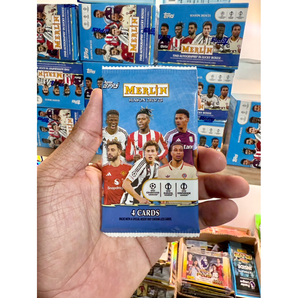 [ 1x Pack Of Blaster Box ] Topps Merlin UCC 2024/25 24/25 Blaster Box ...