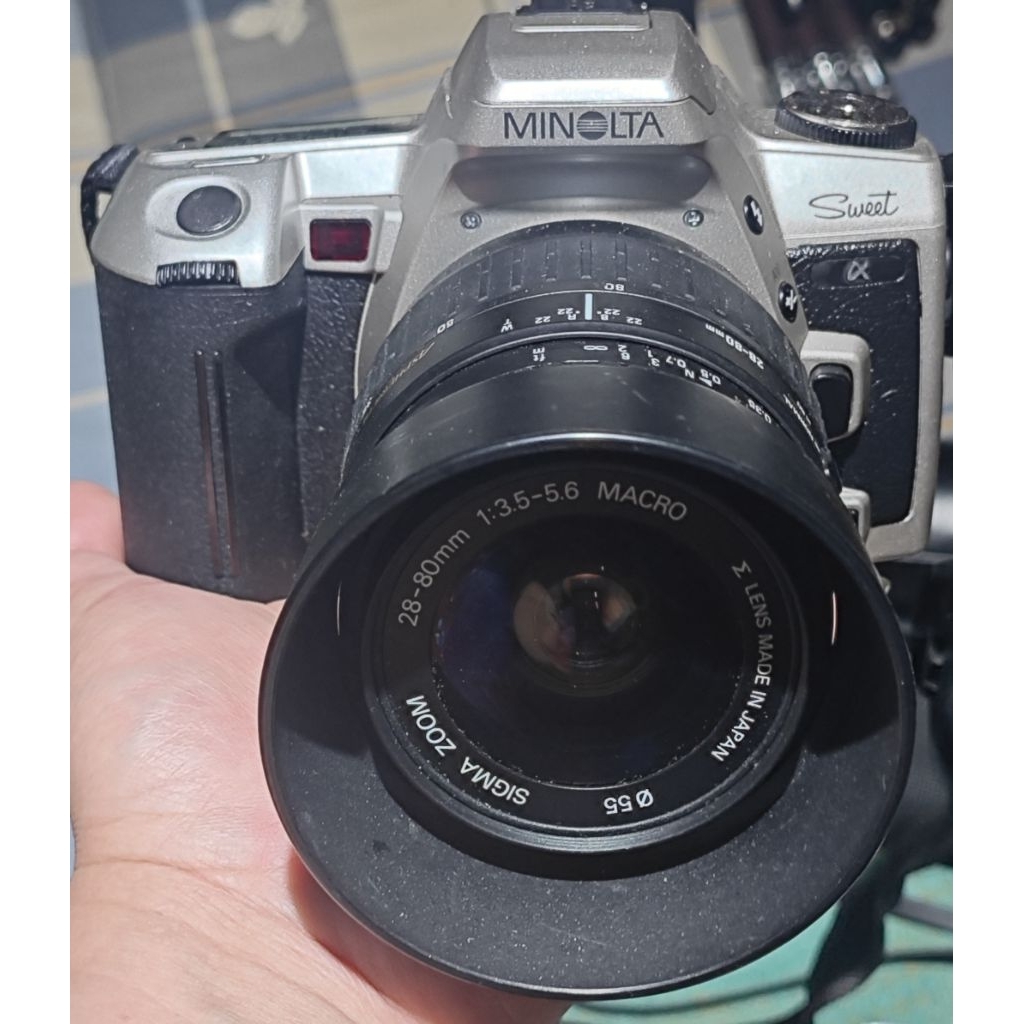 Bộ máy ảnh chụp Film Minolta Sweet kèm lens Sigma 28-80mm | Shopee Việt Nam