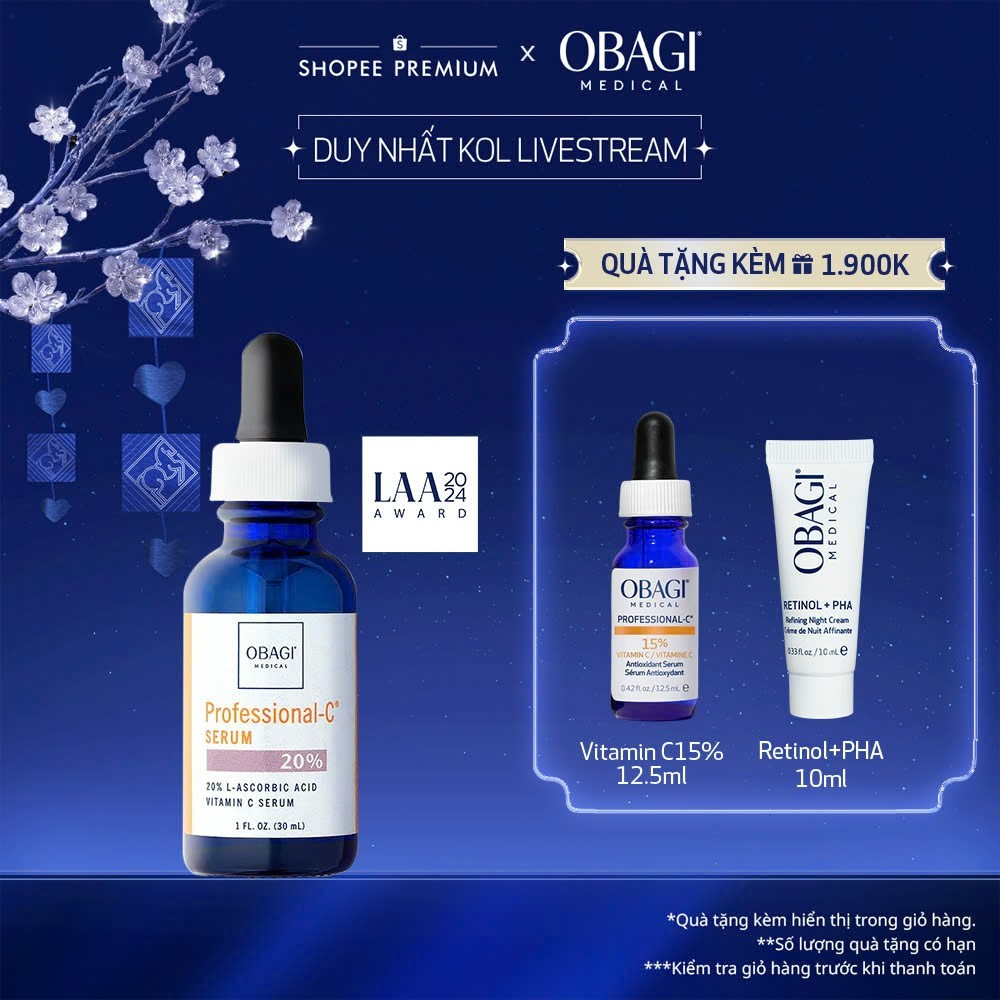 [Obagi x KOL] Serum chống oxy hóa, làm đều màu da chứa vitamin C Obagi ...