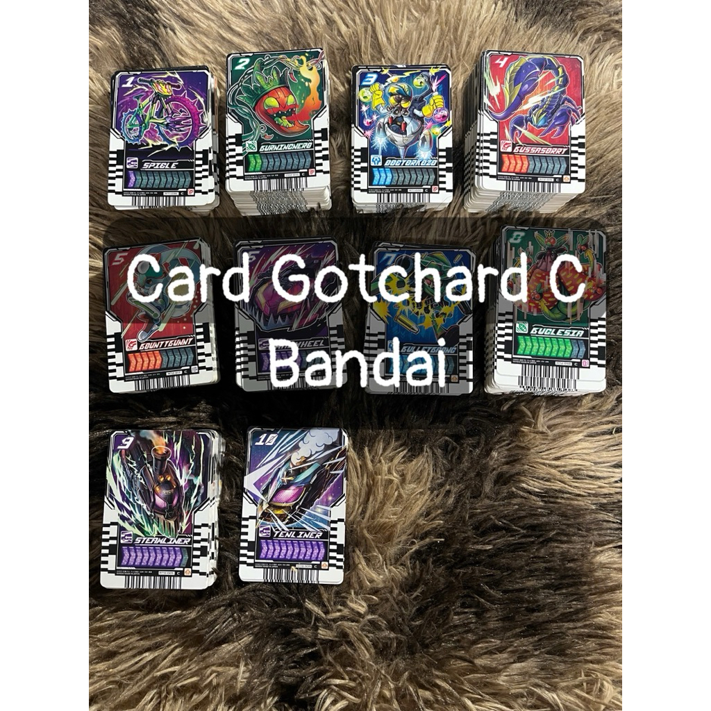 (2nd) Card Gotchard C (C1-C5) Trong Kamen Rider Gotchard Hàng Bandai ...