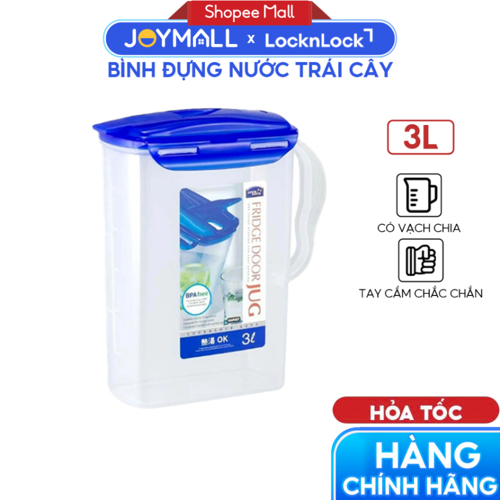 Bình Đựng Nước Trái Cây LocknLock HAP607 3L, Hàng Chính Hãng, Độ Bền ...