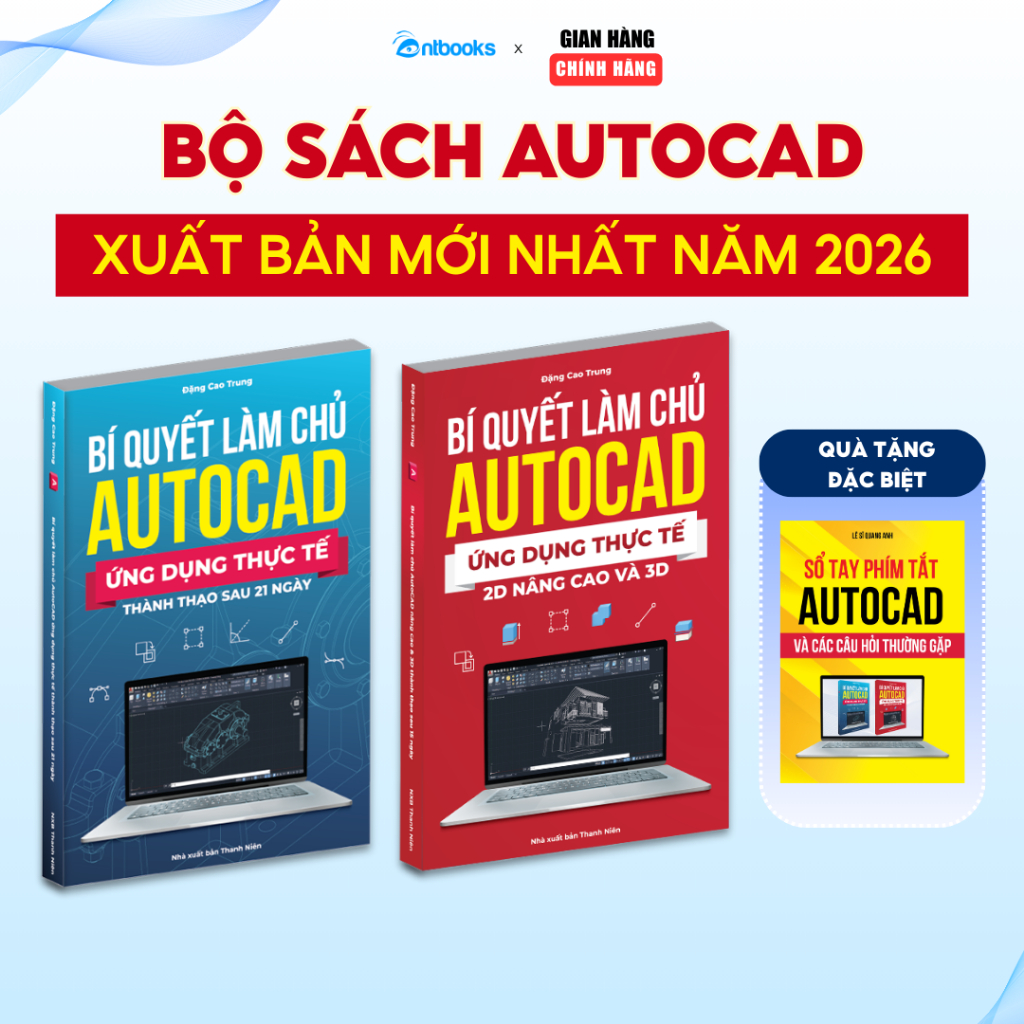 Sách Autocad - Bộ 2 Cuốn Từ Cơ Bản Đến Nâng Cao Xuất Bản Chính Hãng ...
