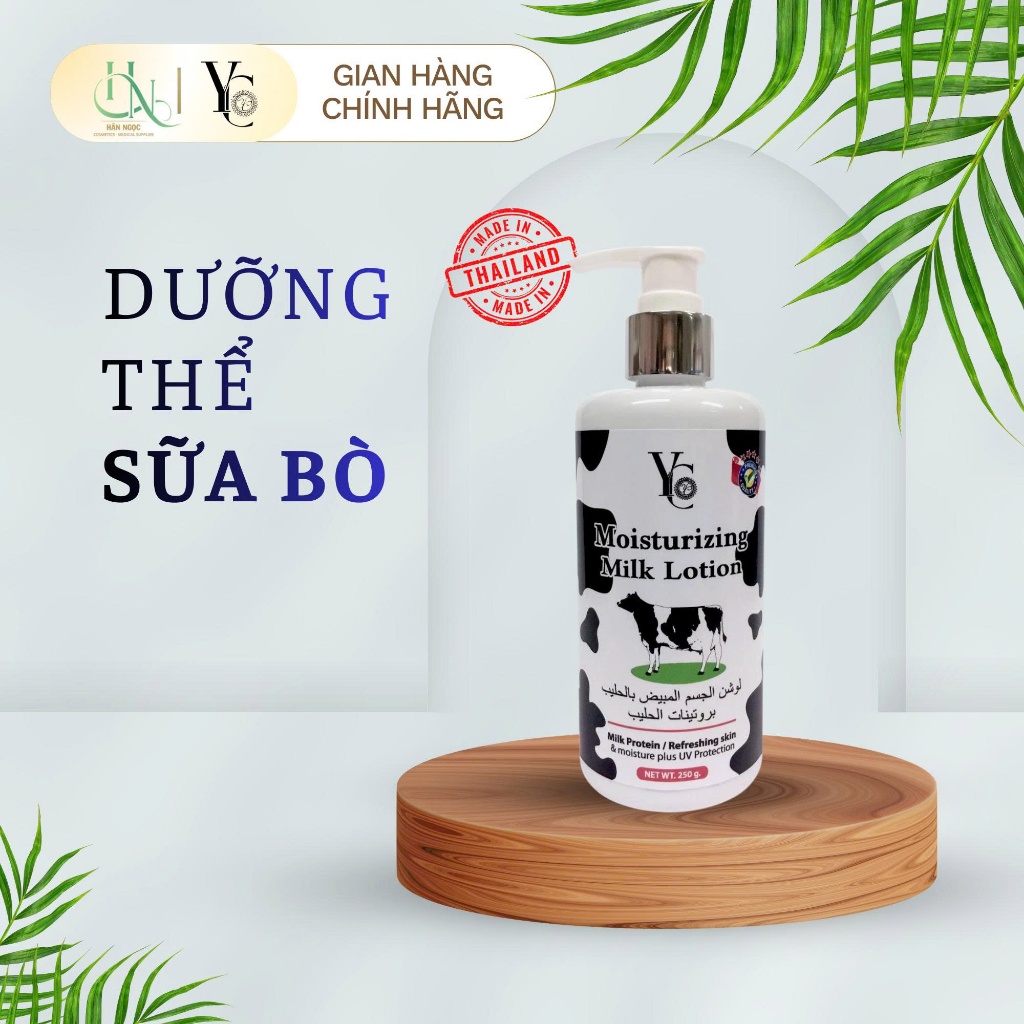 YC Moisturizing Milk Lotion 250g – Lotion Dưỡng Thể Tinh Chất Sữa Dưỡng ...