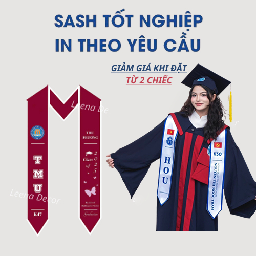 Sash tốt nghiệp - Giá Tốt, Sale Tháng 04, Ship 0 Đồng | Shopee Việt Nam