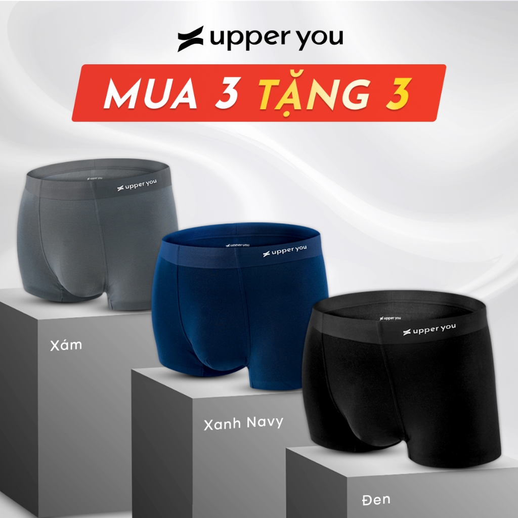 [Set 3] Quần Lót Nam Boxer PROMEN Kháng Khuẩn Modal Gỗ Sồi Cao Cấp ...