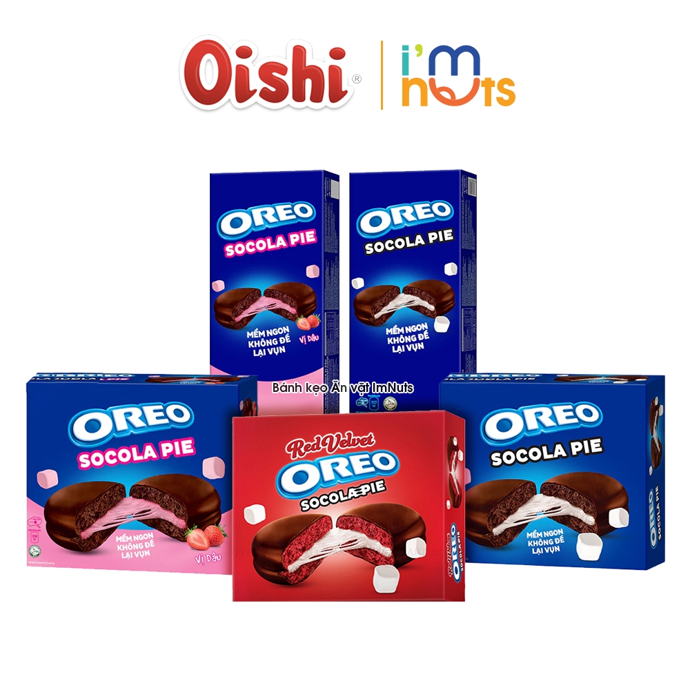 Bánh Oreo Socola Pie Đủ Vị Hộp Nhỏ Và Lớn | Shopee Việt Nam