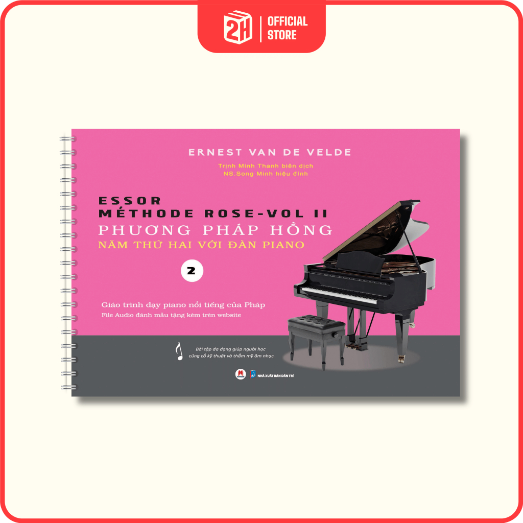 Sách Méthode Rose Vol 2 - Phương Pháp Hồng - Năm Thứ Hai Với Đàn Piano ...