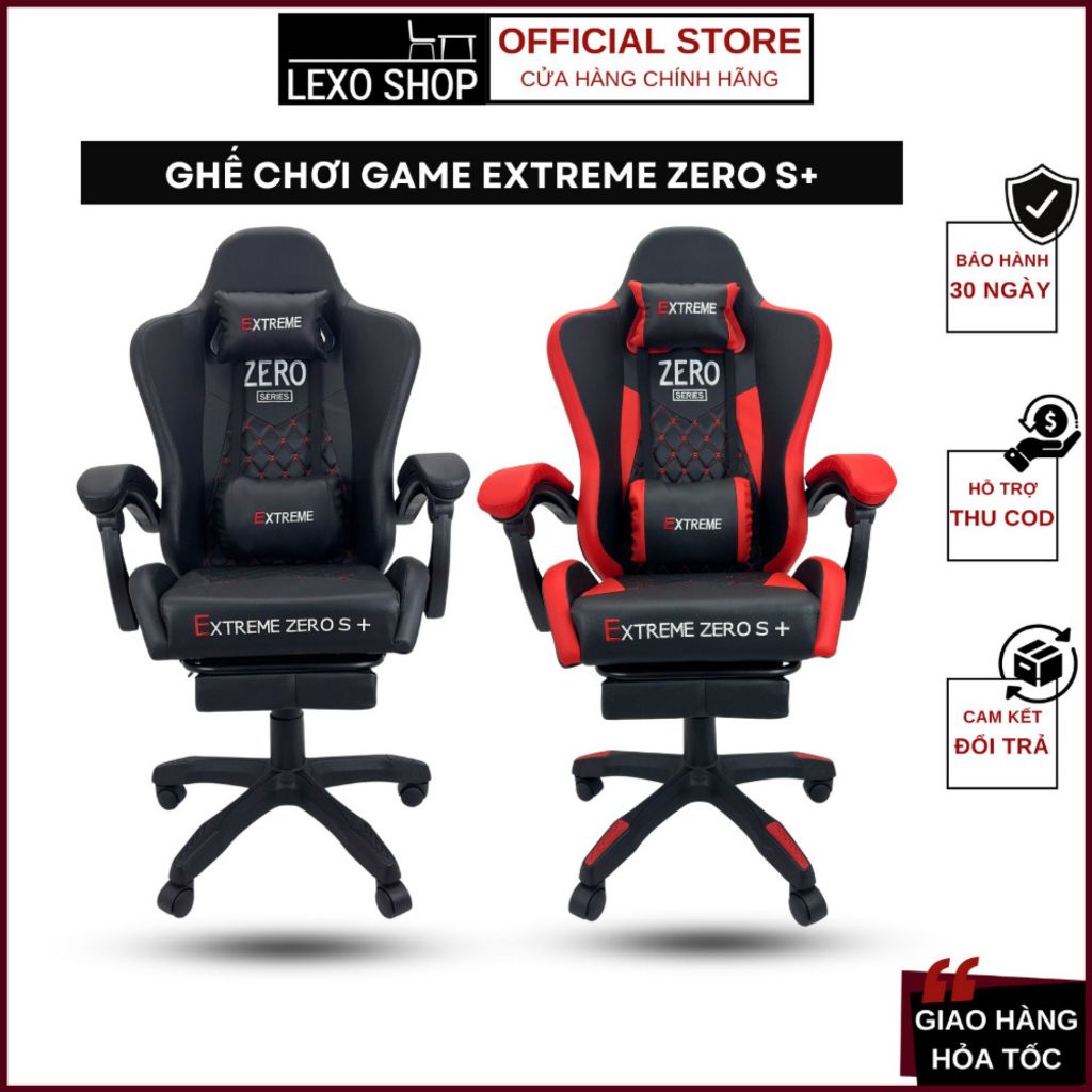 Ghế Gaming Công Thái Học Extreme Zero S+ Ngã 135°, chất liệu cao cấp ...
