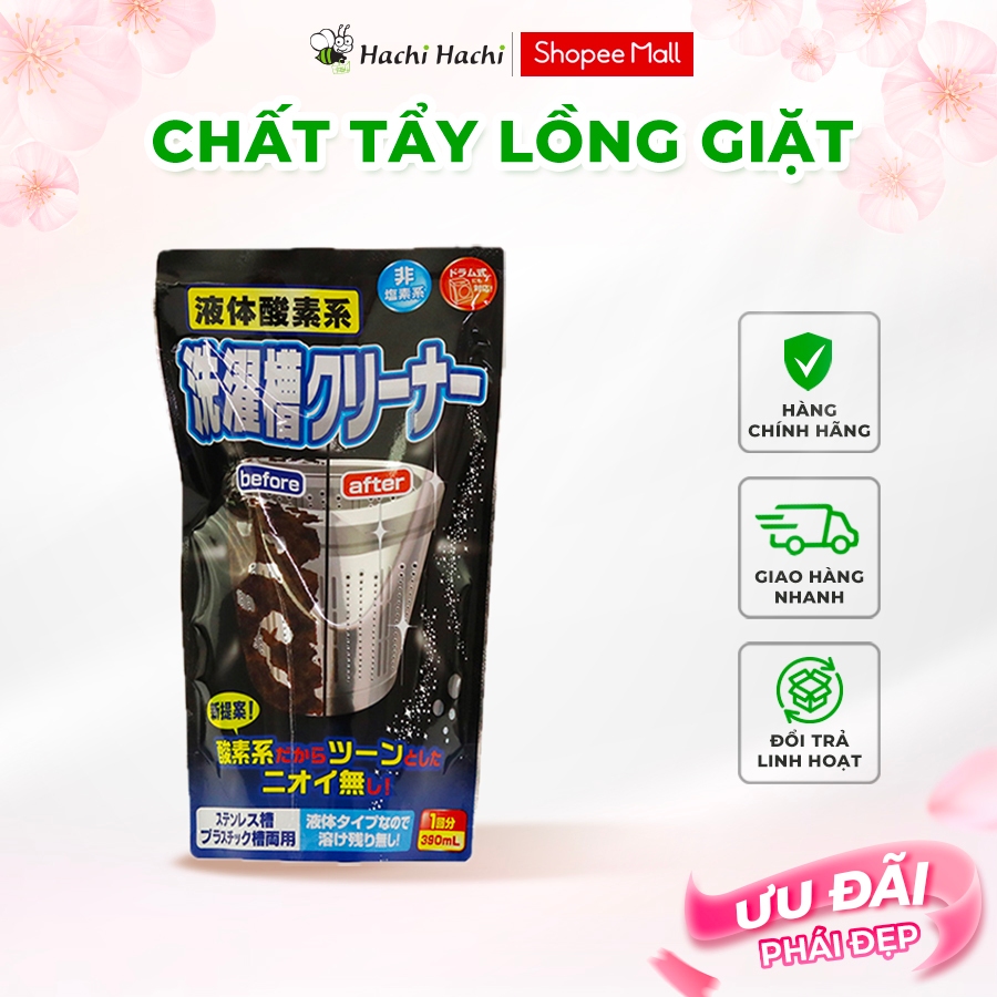Chất tẩy rửa lồng máy giặt Rocket Soap 390ml - Hachi Hachi Japan Shop ...