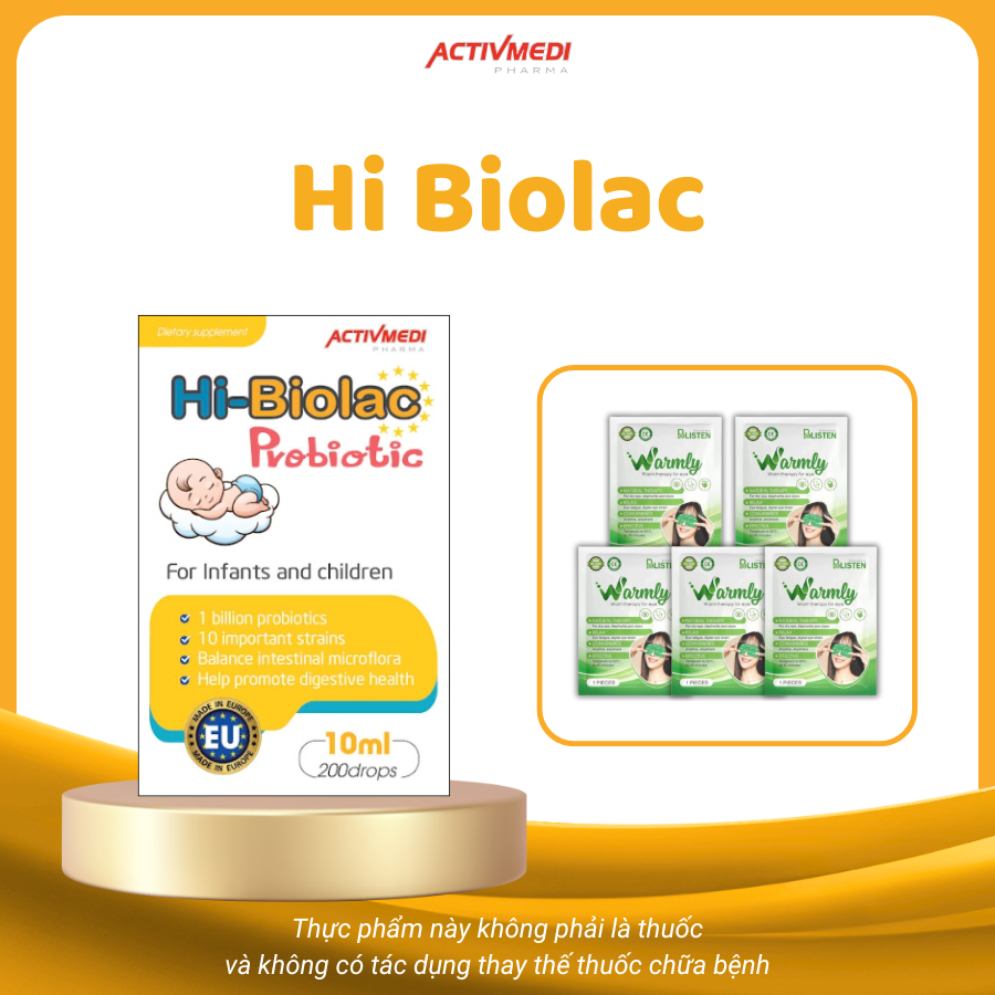 Hi Biolac men vi sinh bổ sung 10 chủng lợi khuẩn HiBiolac ACTIVMEDI ...