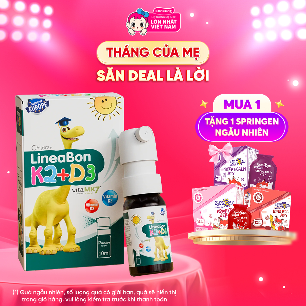 Thực phẩm bảo vệ sức khỏe LineaBon K2+D3 Spray dạng xịt - concung ...