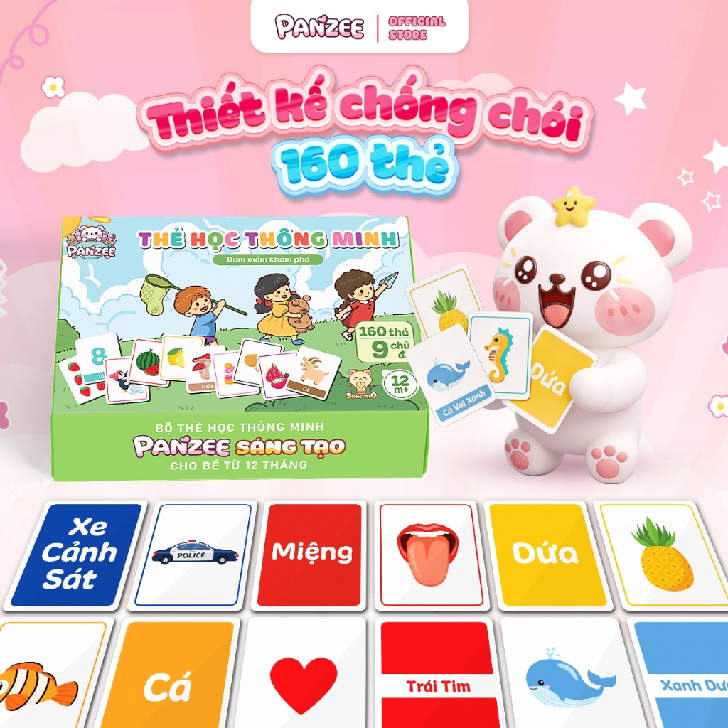 Thẻ Học Thông Minh Cho Bé Từ 12 Tháng Panzee Giúp Bé Làm Quen Với Thế ...