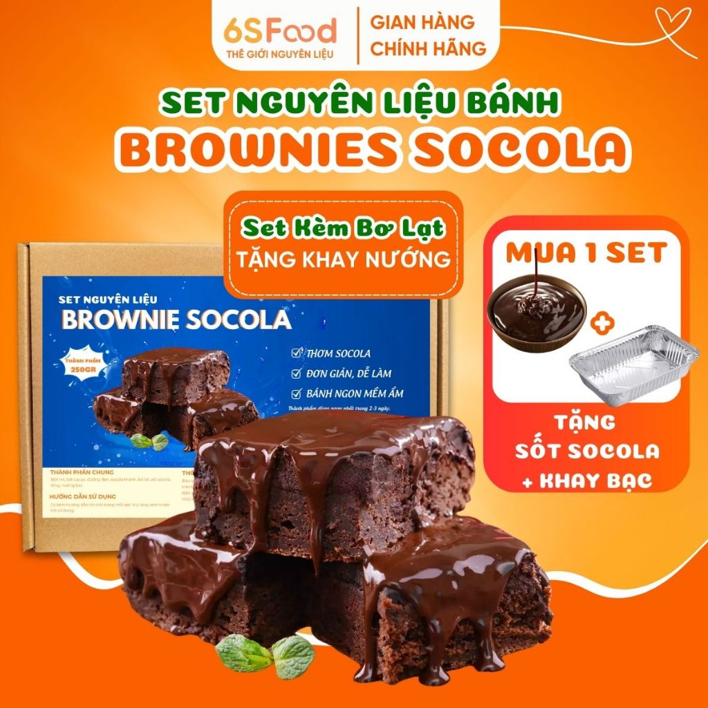 Set làm bánh brownie chocolate - Giá Tốt, Sale Tháng 06, Freeship 0Đ ...