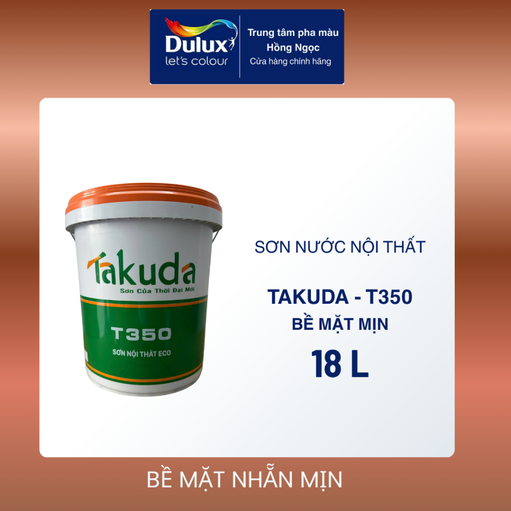 (Giá tốt) 18L- Sơn trong nhà siêu trắng Takuda (ĐẶT 1 THÙNG/ ĐƠN ...