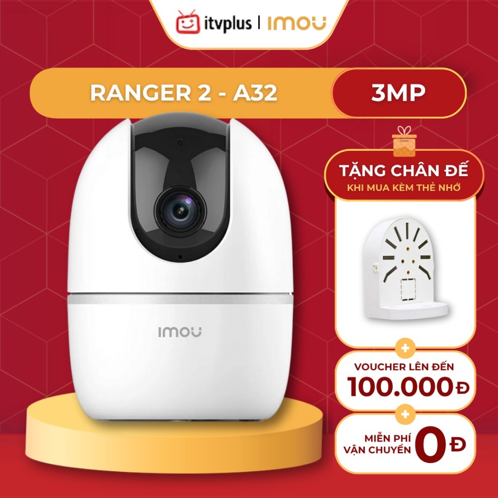 Camera trong nhà IMOU A32 & TA32 3MP - Đàm thoại 2 chiều, Quay quét 360 ...