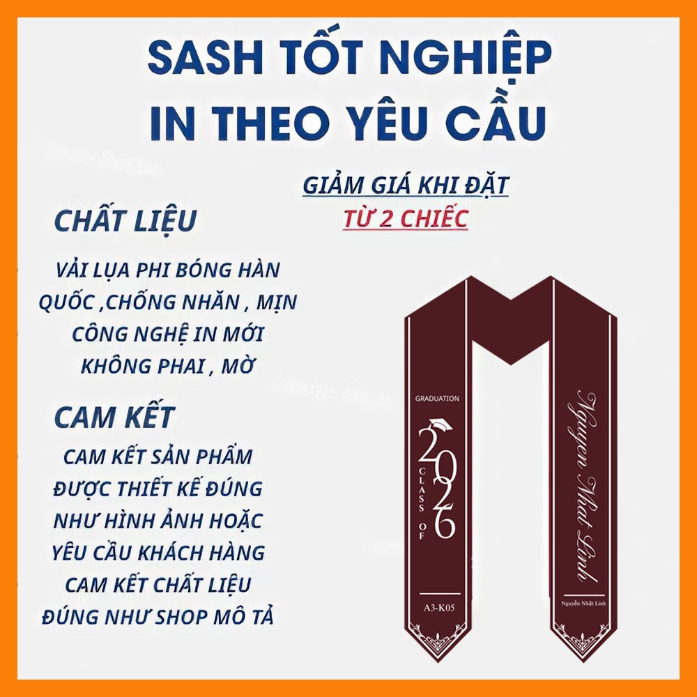 Sash tốt nghiệp - Giá Tốt, Sale Tháng 04, Ship 0 Đồng | Shopee Việt Nam