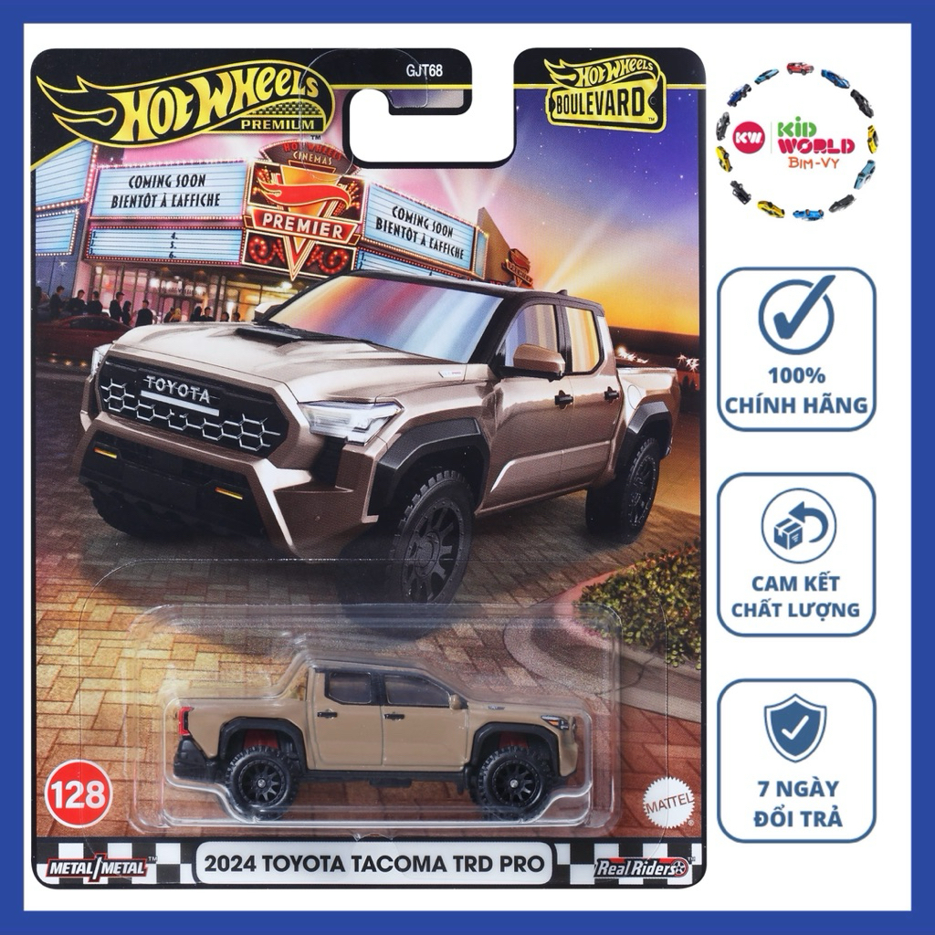 Xe mô hình Hot Wheels Premium Boulevard Series 2024 Toyota Tacoma TRD ...