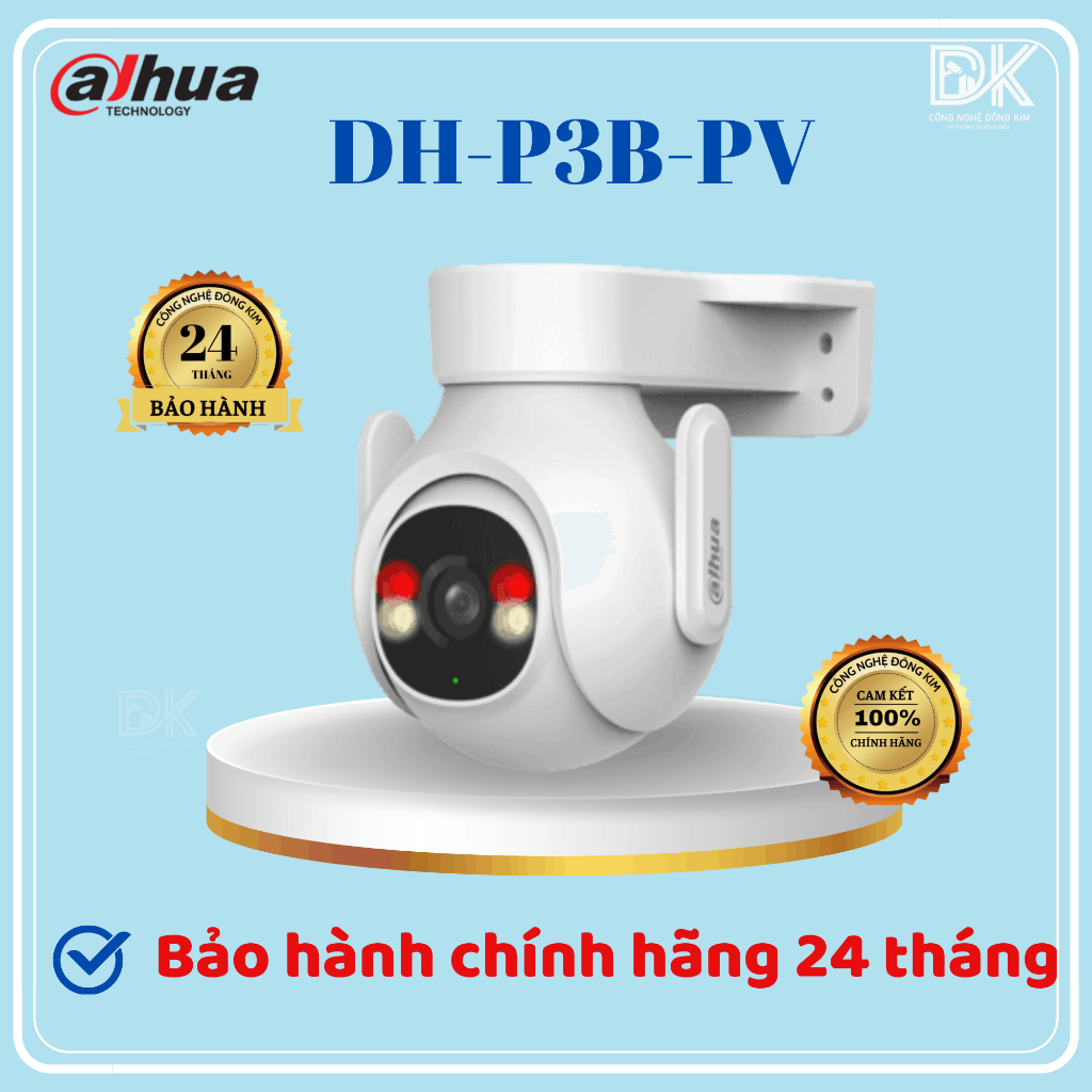 Camera IP PT Wifi 3MP DAHUA DH-P3B-PV màu sắc chân thực Chính hãng ...