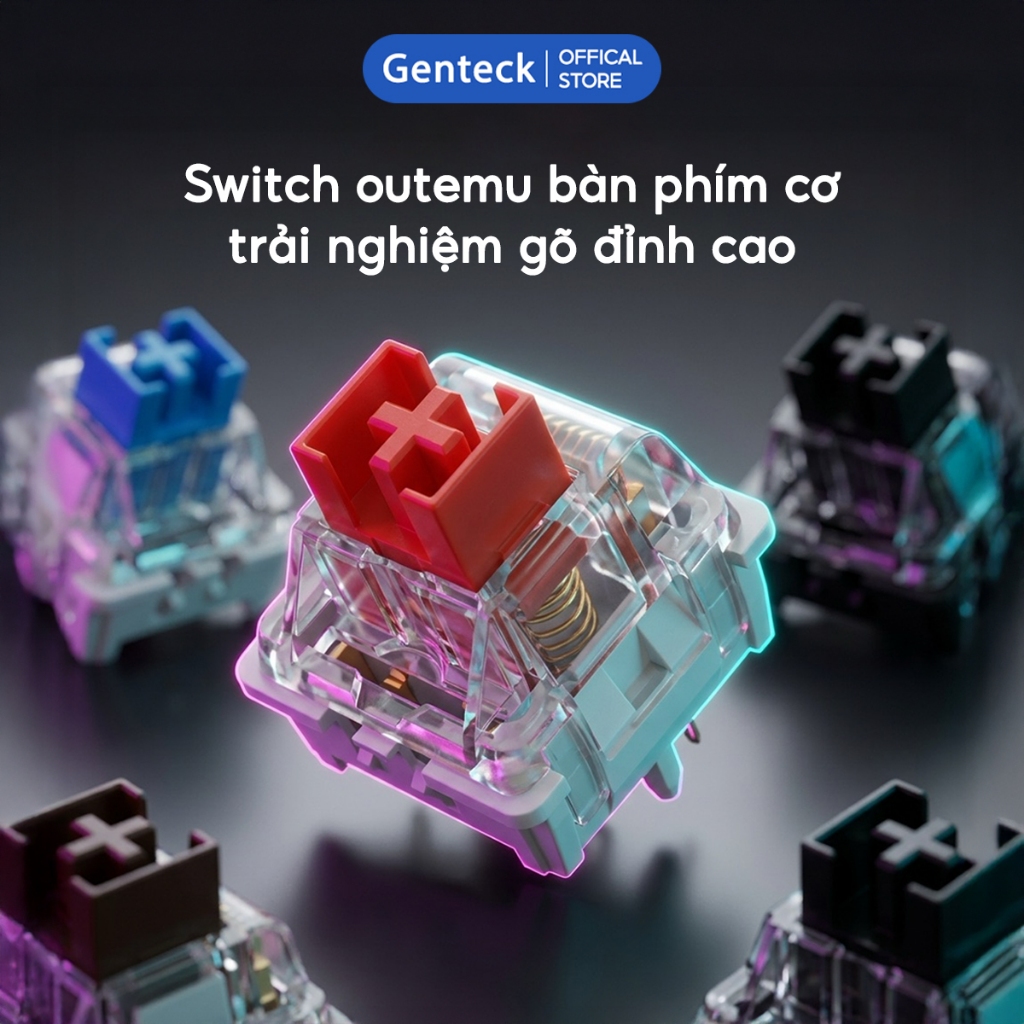 COMBO Switch Outemu Red Brown Blue Black 3 PIN SMTech Switch Custom ...