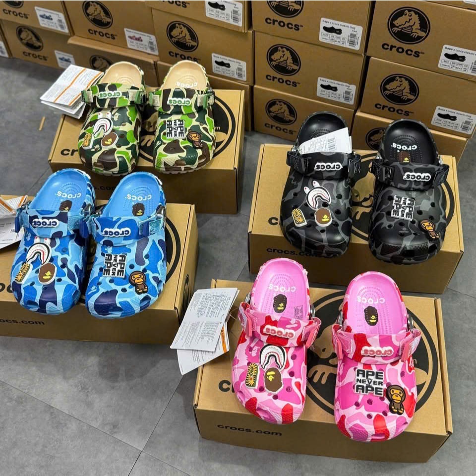 Bape crocs - Giá Tốt, Sale Tháng 05, Ship 0 Đồng | Shopee Việt Nam