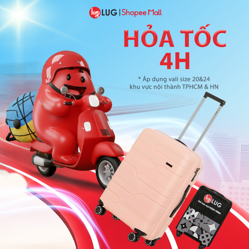[HỎA TỐC SIZE 20,24 HCM & HN] Vali Du Lịch LUG Lusetti LS802 Size 20 ...