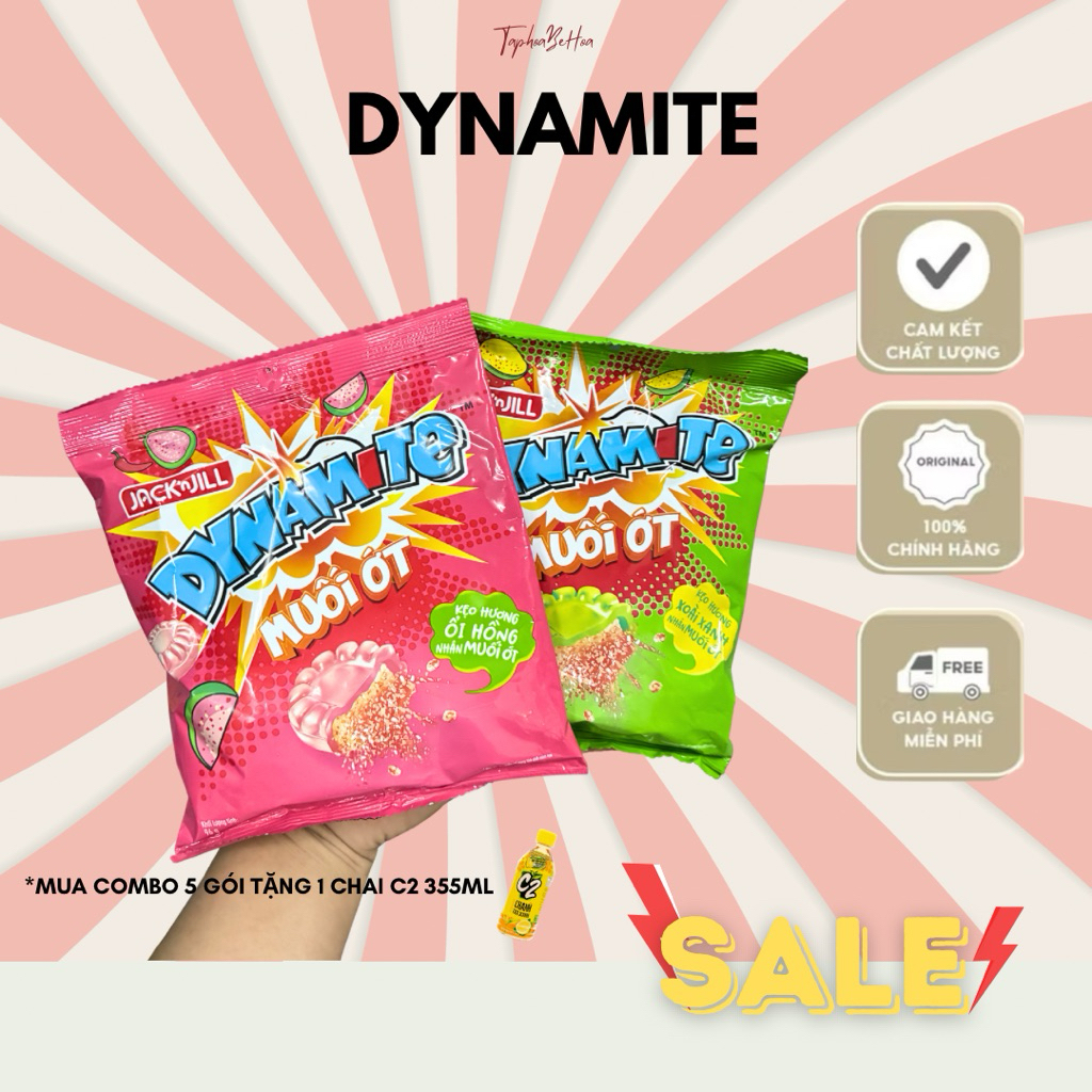 [COMBO MIX]_Kẹo DYNAMITE xoài xanh và ổi hồng | Shopee Việt Nam