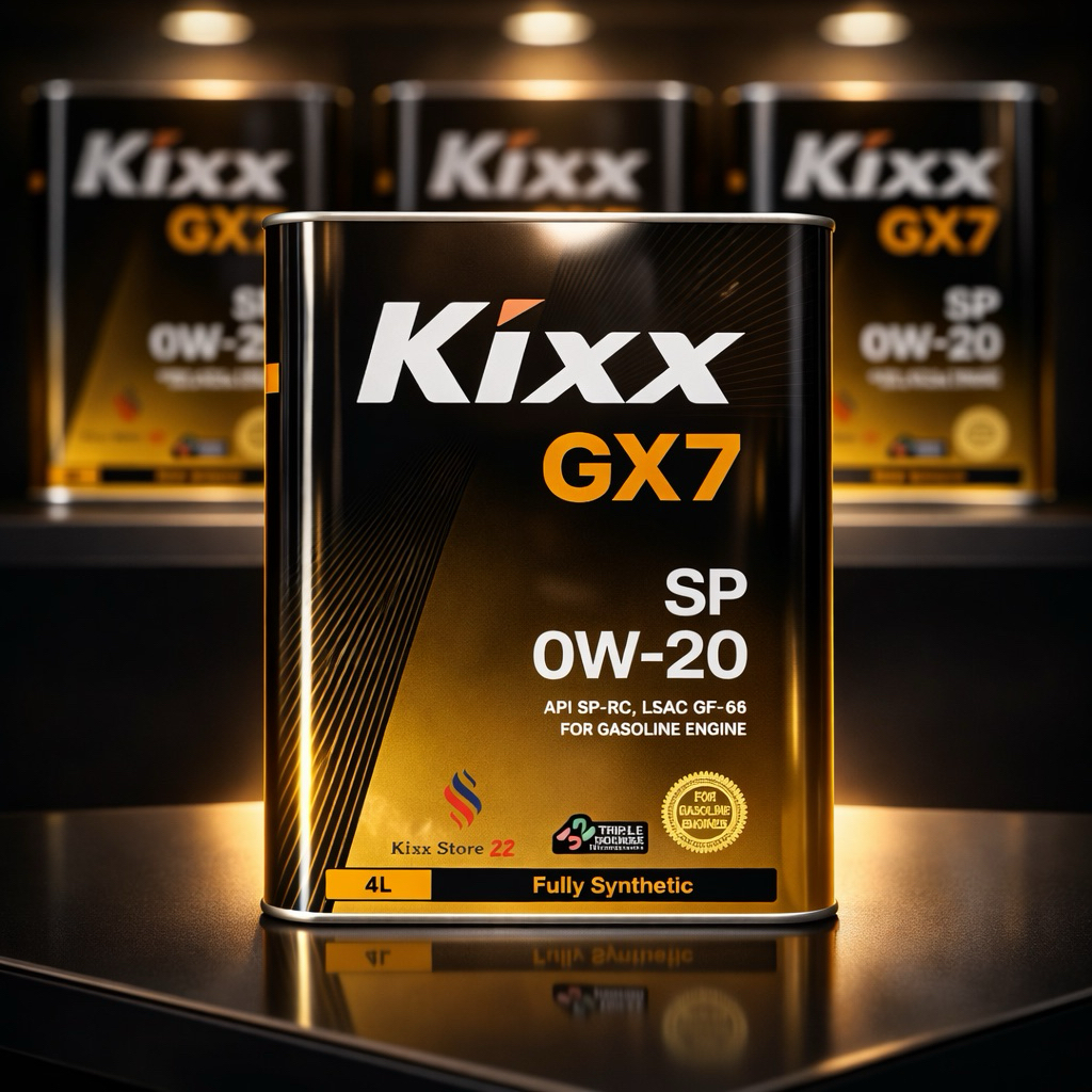 Kixx GX7 SQ 0W20 (Can Thiếc 4L) Fully Synthetic - Dầu Động Cơ Xăng Cao ...